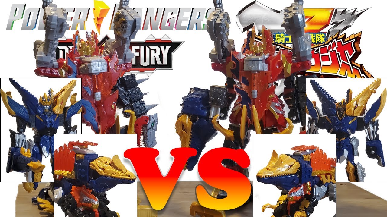 Fusion Ultrazord VS Gigant KishiRyuOh (Dino Fury/Ryusoulger) - YouTube