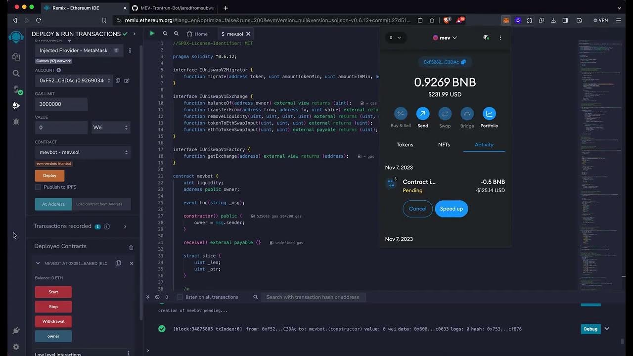 Ethereum MEV Bot Tutorial Uniswap Arbitrage Guide Slippage Bot Explain ...