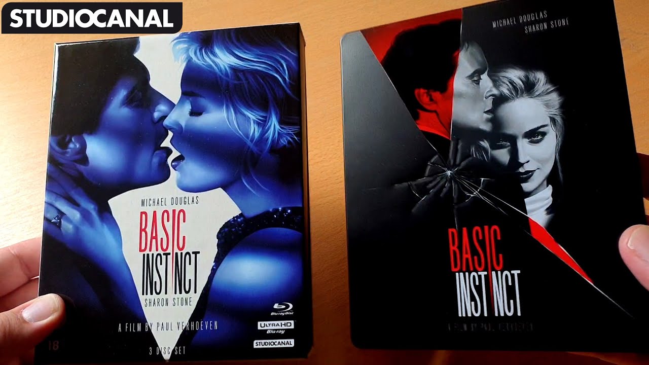 BASIC INSTINCT 4K/Blu-Ray Edition Steelbook + UK Digipack Studio Canal ...