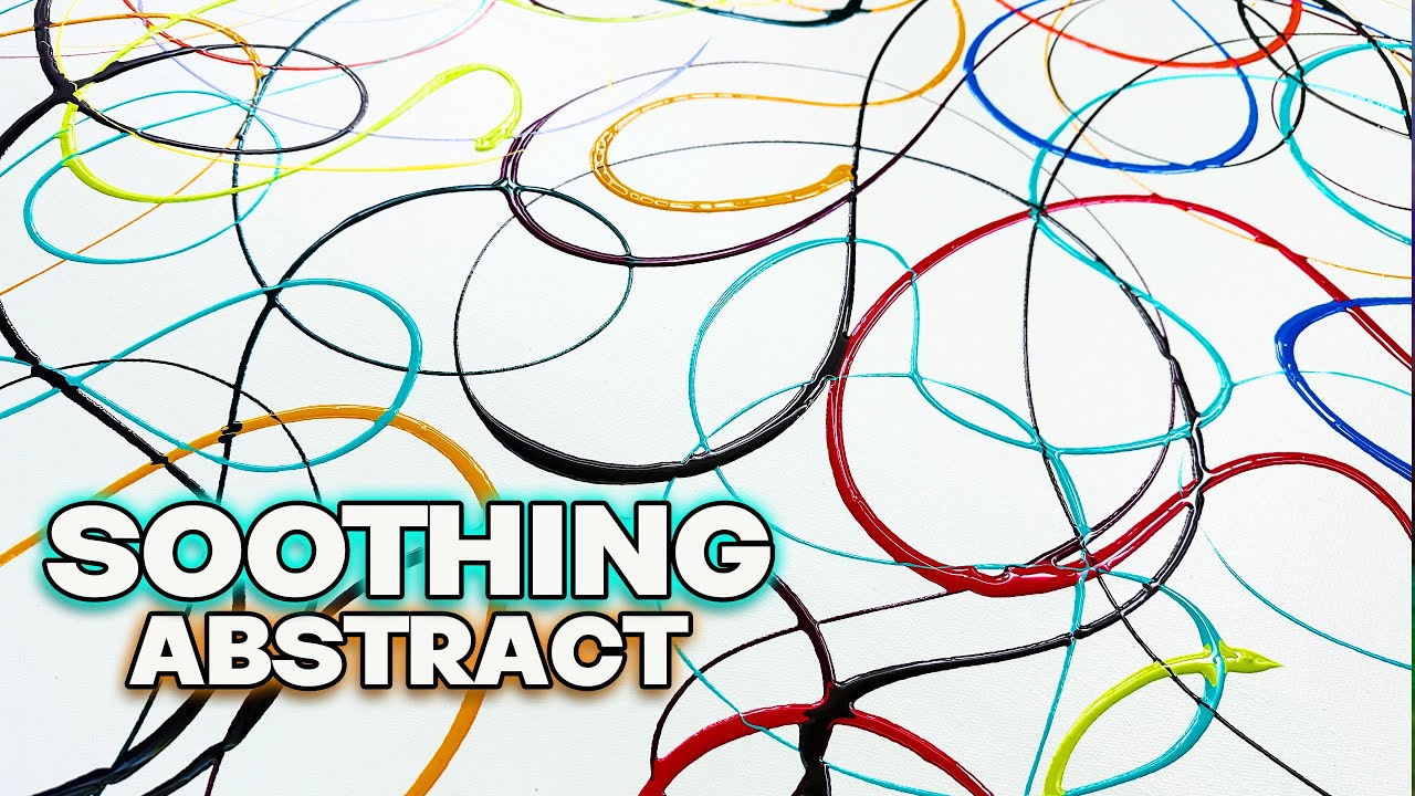 LIVE PAINTING EXPERIMENT and I made a relaxing abstract! - YouTube