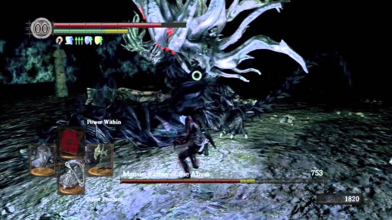 Dark Souls: Manus Boss Fight strategy - YouTube