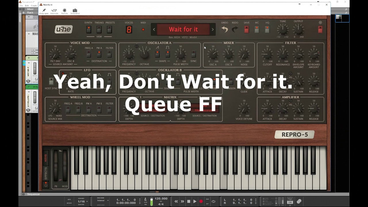 U-He Repro 5 Test Patches - YouTube