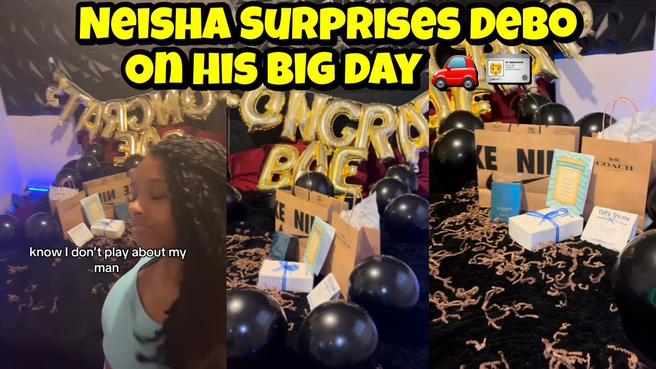 Neisha Surprises Debo on His Big Day! 🥳 Watch How She Celebrates His ...