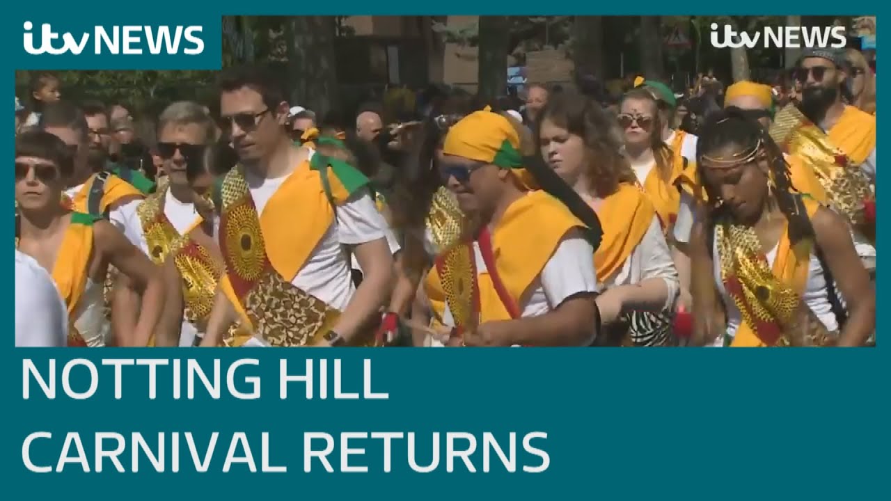 Notting Hill Carnival returns to the streets of west London after two ...