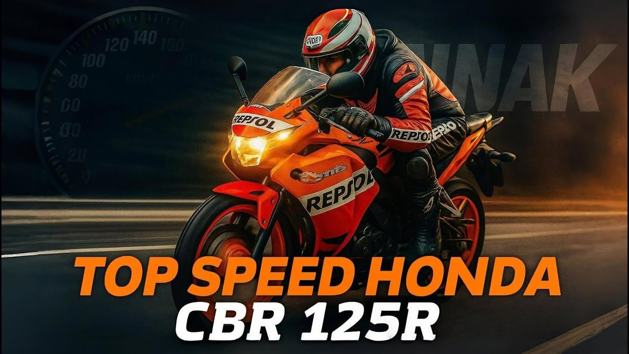 HONDA CBR125R - TOP SPEED ( 122 km/h ?) - YouTube