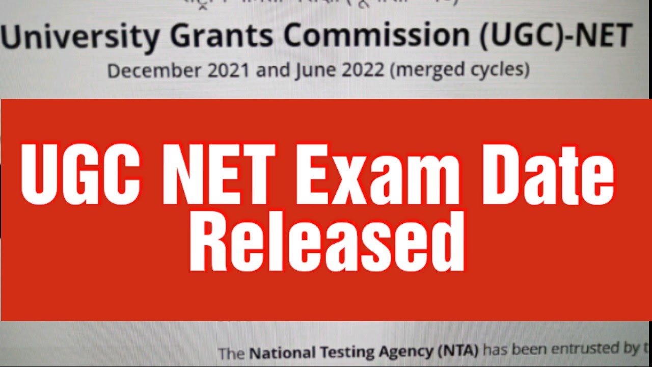 UGC NET Exam Date Released - YouTube