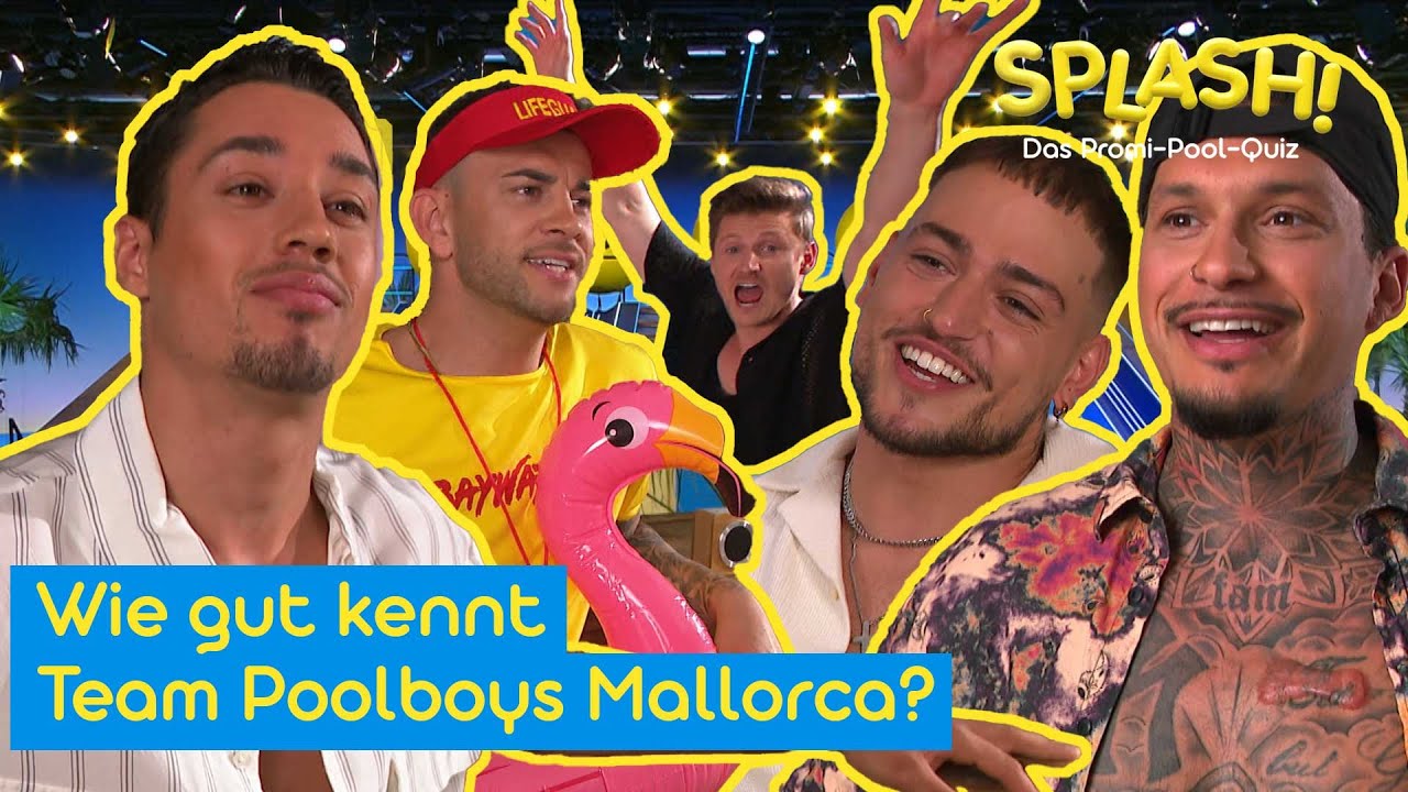 Ob die Poolboys auch mit anderen Riesenbällen klarkommen?🟡💧 | Splash ...