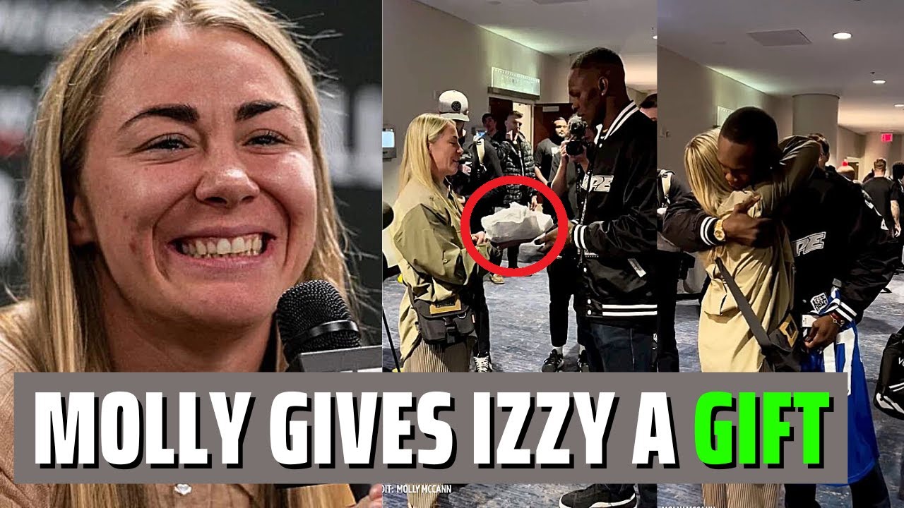 Molly McCann gives Israel Adesanya a Gift | UFC 281 - YouTube