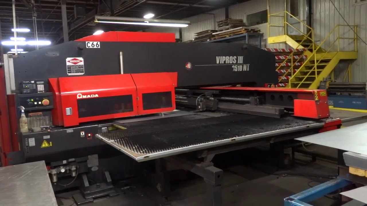 Amada Vipros III 3510NT Front - YouTube