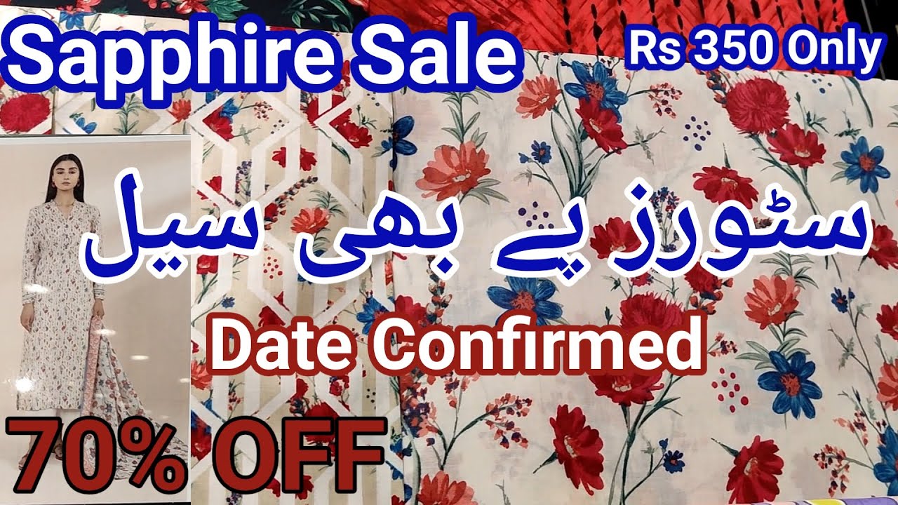 sapphire Sale Today 70% off First time biggest discount - YouTube