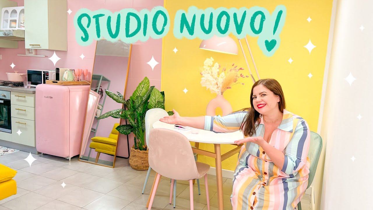 TOUR DELLO STUDIO NUOVO 2022: la dittatura dei colori pastello - YouTube