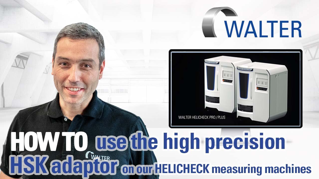 How to use the high precision HSK adaptor on our HELICHECK measuring ...