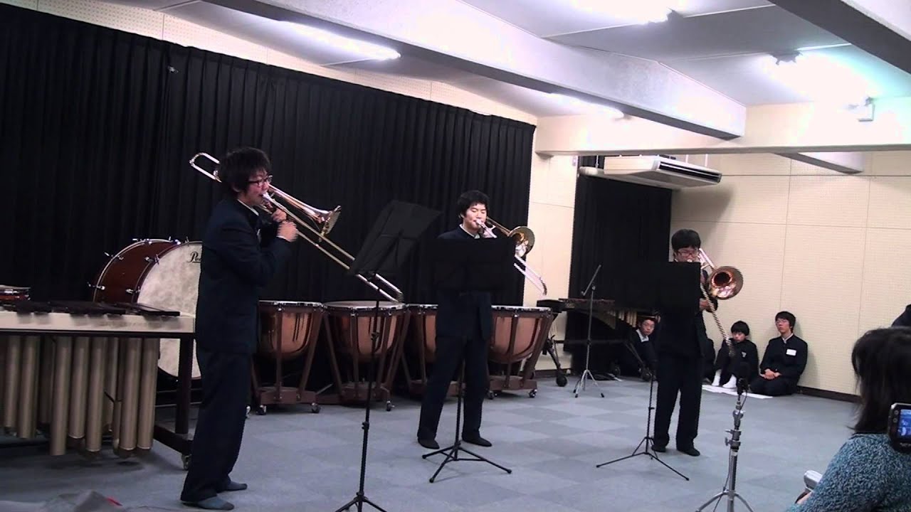 Two Pieces for Three Trombones Raymond Premru - YouTube