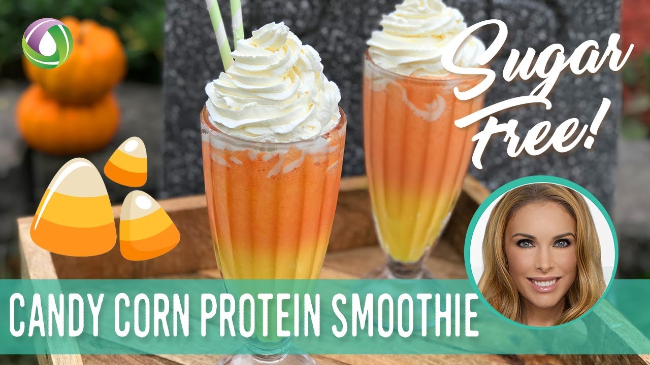 Homemade Candy Corn Protein Treats By Nutracelle - YouTube
