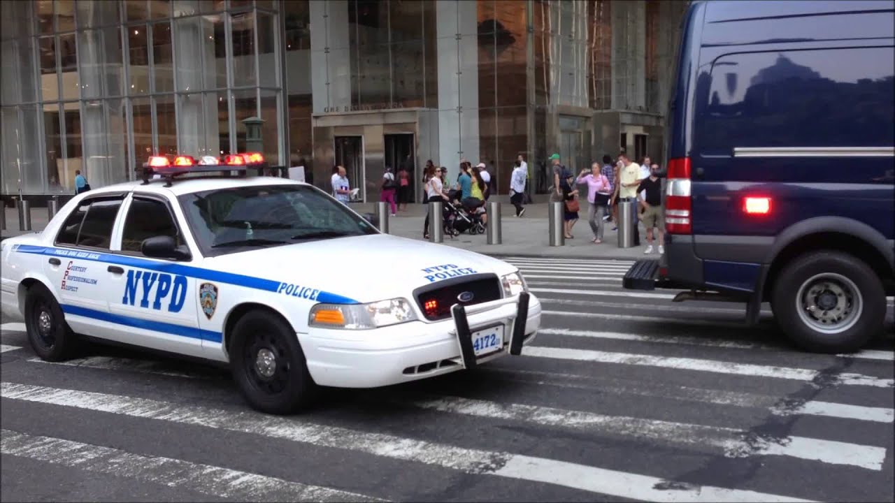 NYPD HERCULES UNIT CRUSING AROUND W. 42ND ST. & 6TH AVE. IN MIDTOWN ...