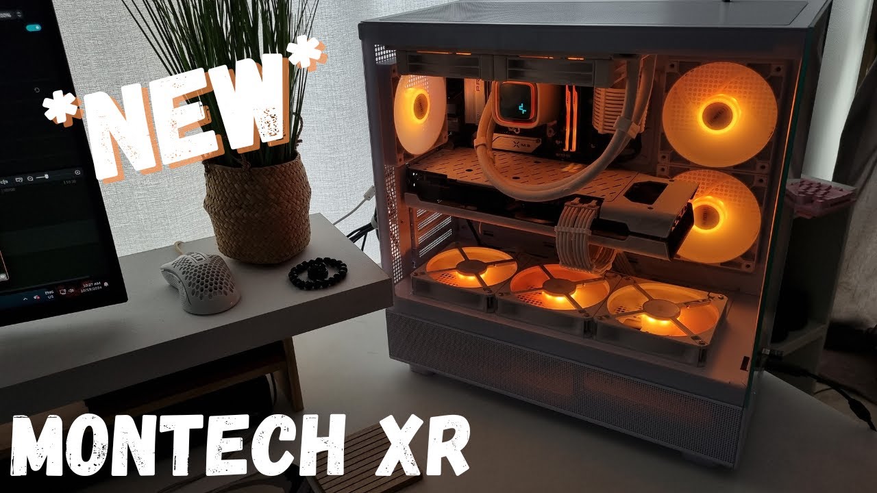 The *NEW* Montech XR | White | Full Build | R5 7500F | RX 6800 XT - YouTube