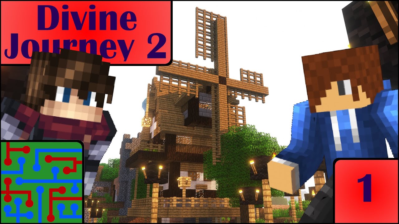 Brand New World! | Minecraft: Divine Journey 2 | Episode 1 - YouTube