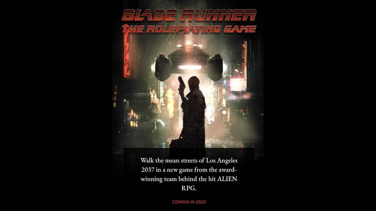 Free League Announces Blade Runner TTRPG for 2022 - YouTube