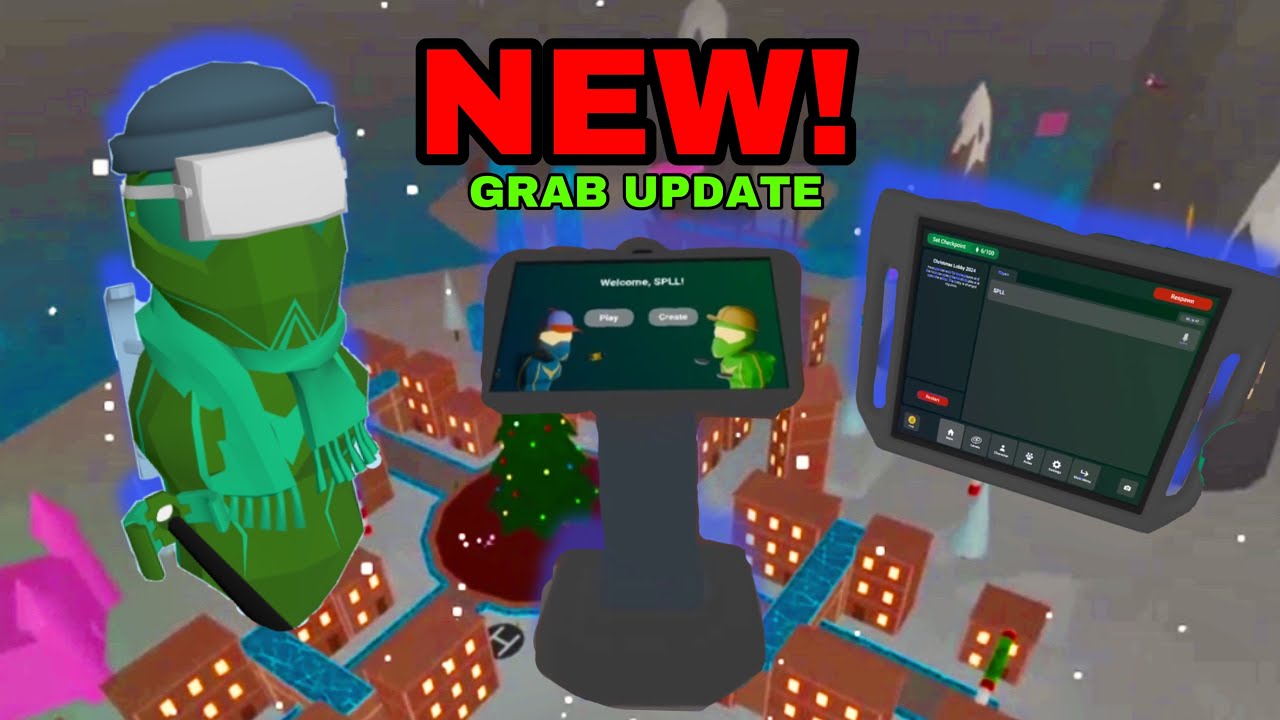 NEW grab Christmas update | new ui and new lobby - YouTube
