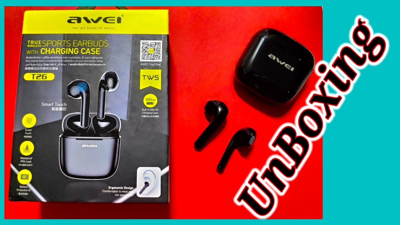 Awei T26 UnBoxing e Primeiras Impressões - YouTube