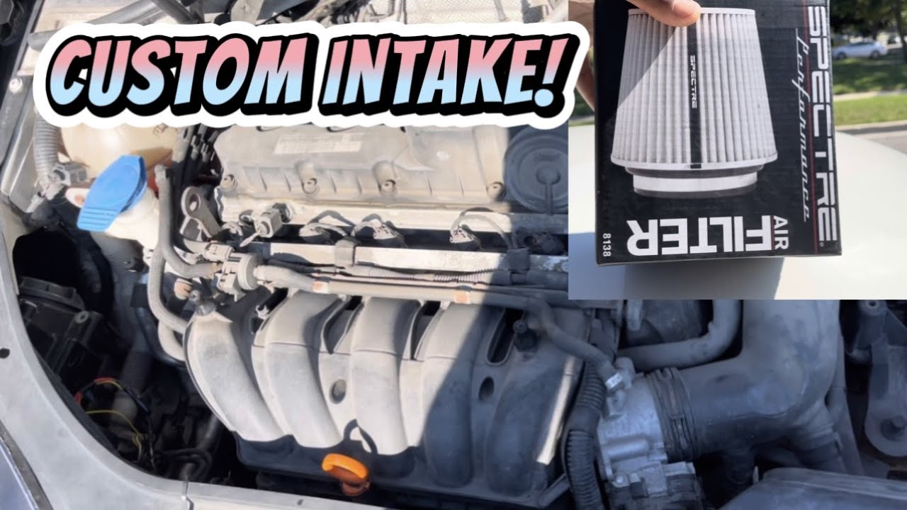 Mk5 Jetta | 2.5L DIY Custom Intake - YouTube