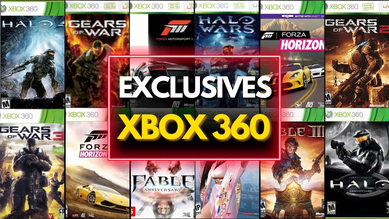 TOP 30 BEST XBOX 360 EXCLUSIVE YOU NEED TO PLAY - YouTube