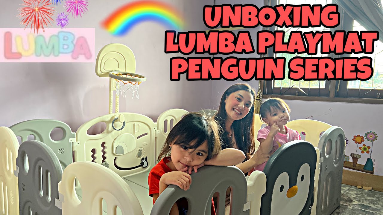 UNBOXING & REVIEW LUMBA PLAYMAT PENGUIN FENCE🐧 - YouTube