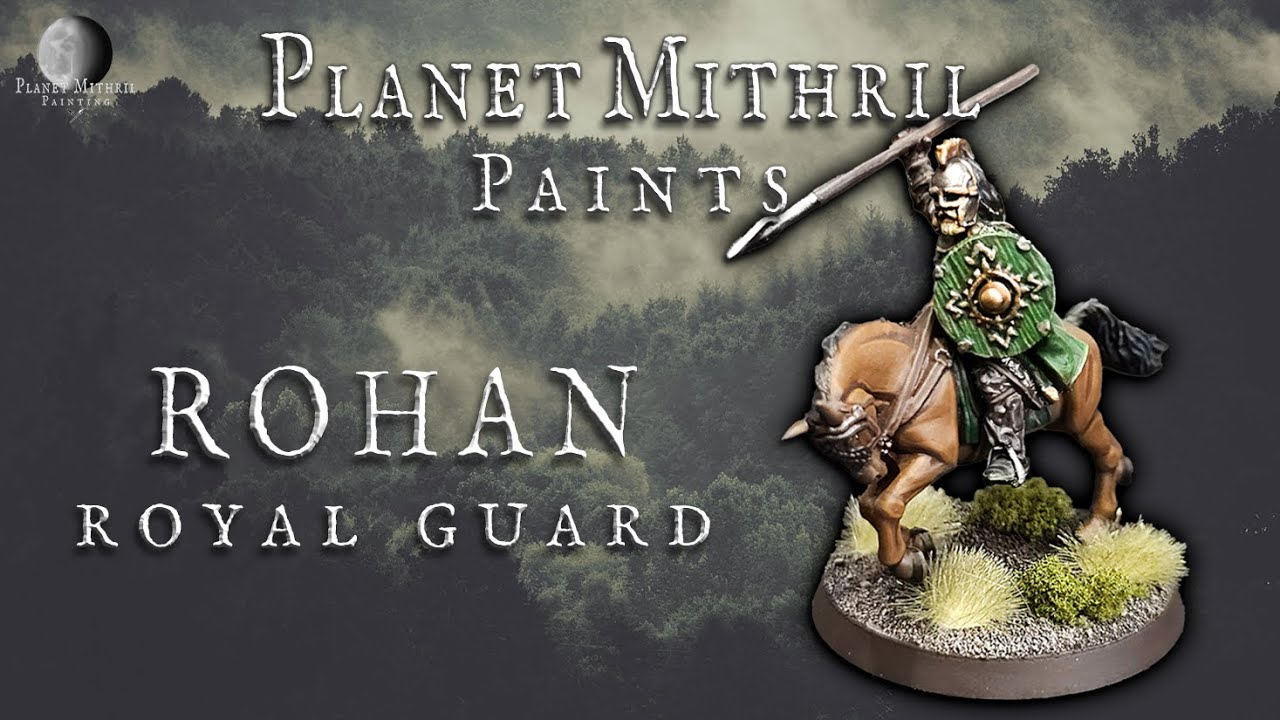 Rohan Royal Guard - Lord of the Rings MESBG Painting Tutorial - YouTube