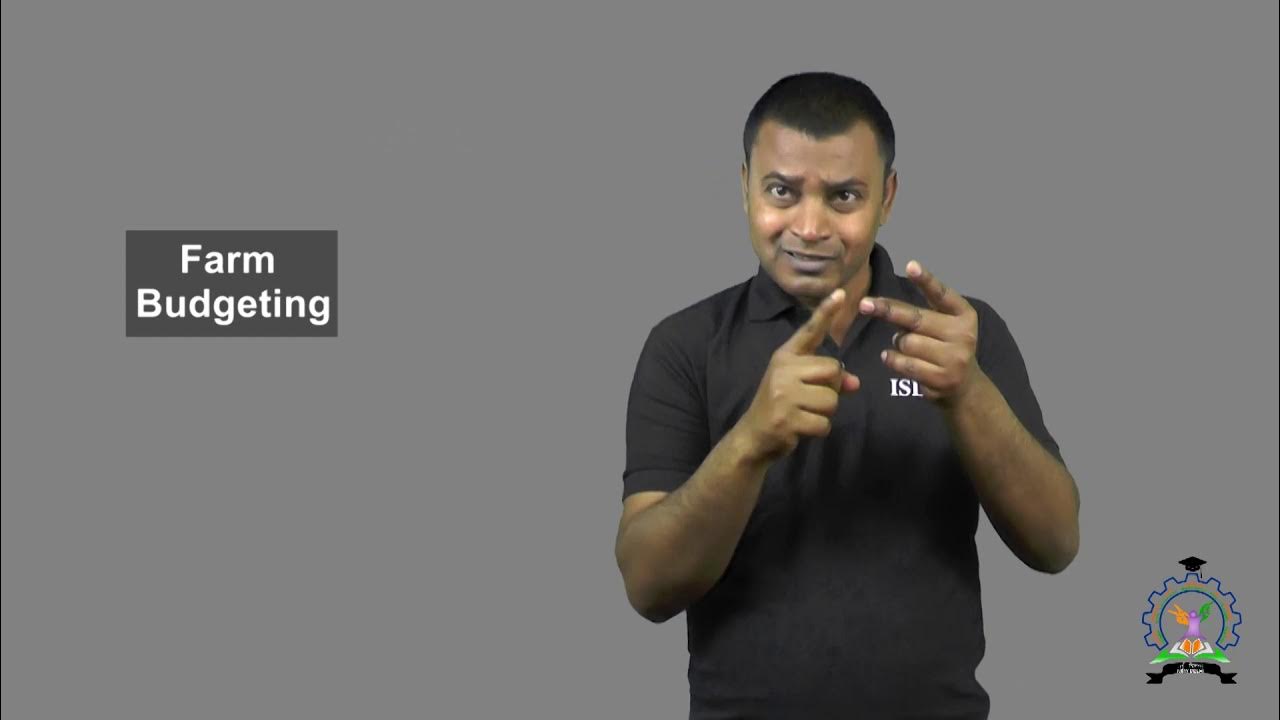 Farm Budgeting - YouTube