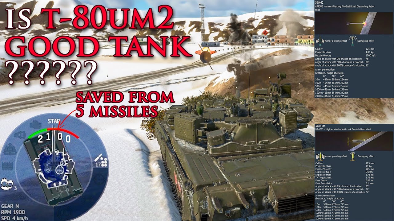 Is T-80UM2 Good Tank? | T-80UM2 Stock Grind | War Thunder T-80UM2 # ...