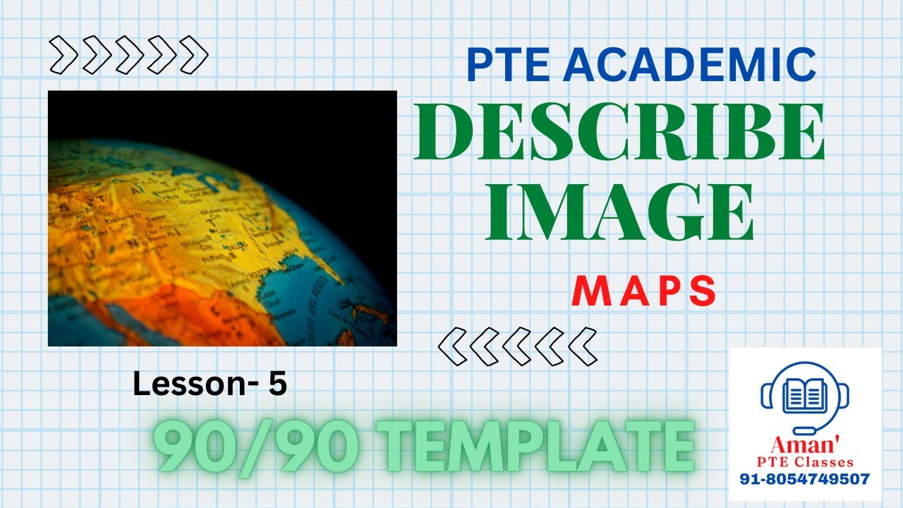 PTE Describe Image (MAPS)- Tips, Tricks and Template I Aman Pte Classes ...