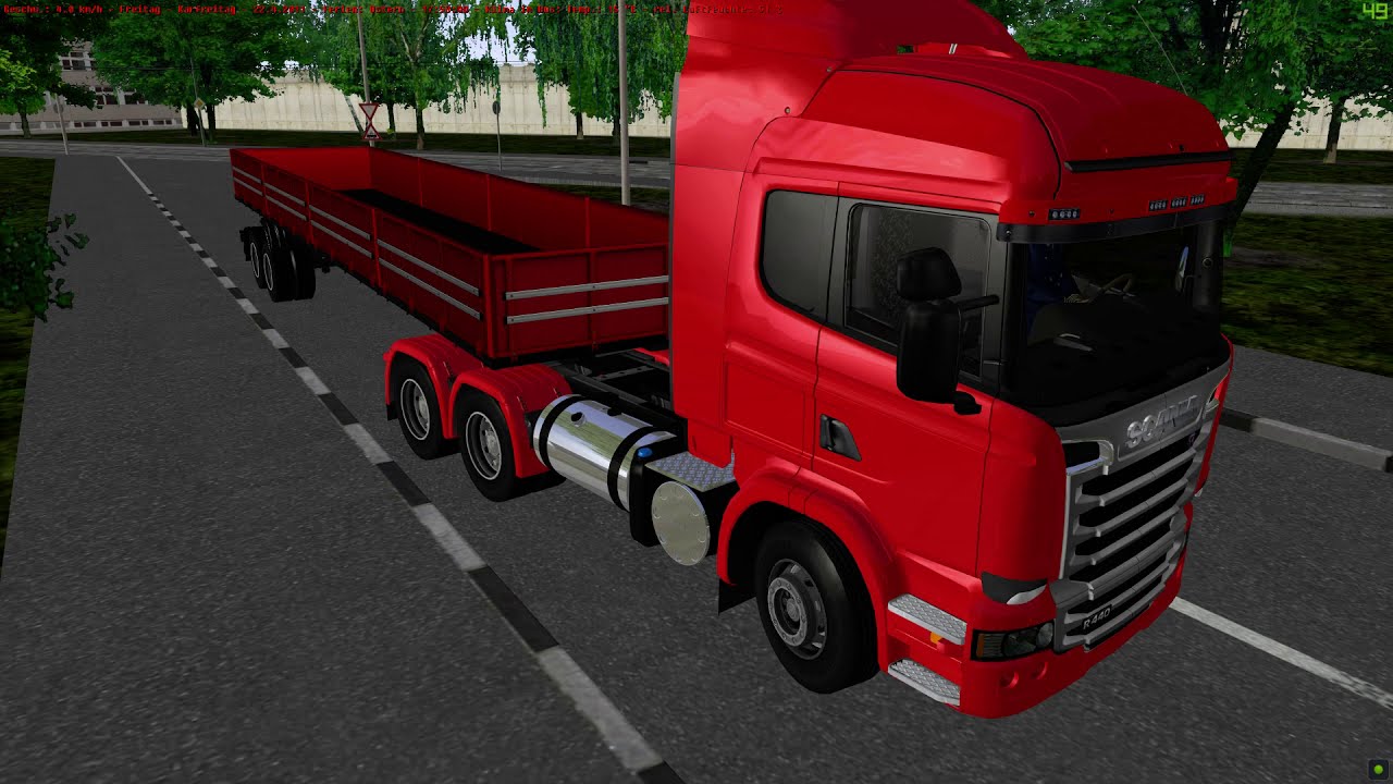 OMSI 2 Steam Edition | Scania Truck Driving | Moges Map | Truck drive ...