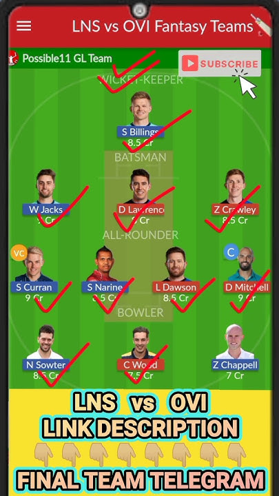 LNS vs OVI Dream11 Prediction🔥| LNS vs OVI Dream11 Prediction | LNS vs OVI Dream11 Team - YouTube