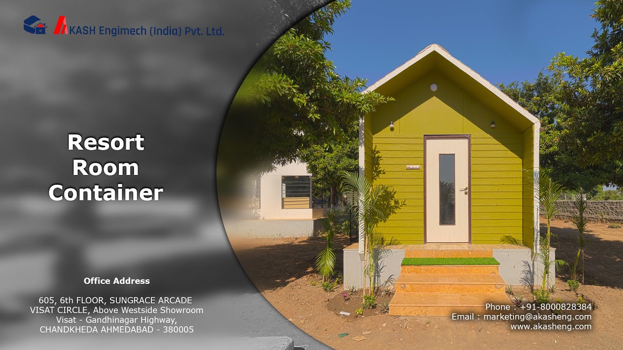 Container resort designed and manufactured by Akash Engimech (I) Pvt ...