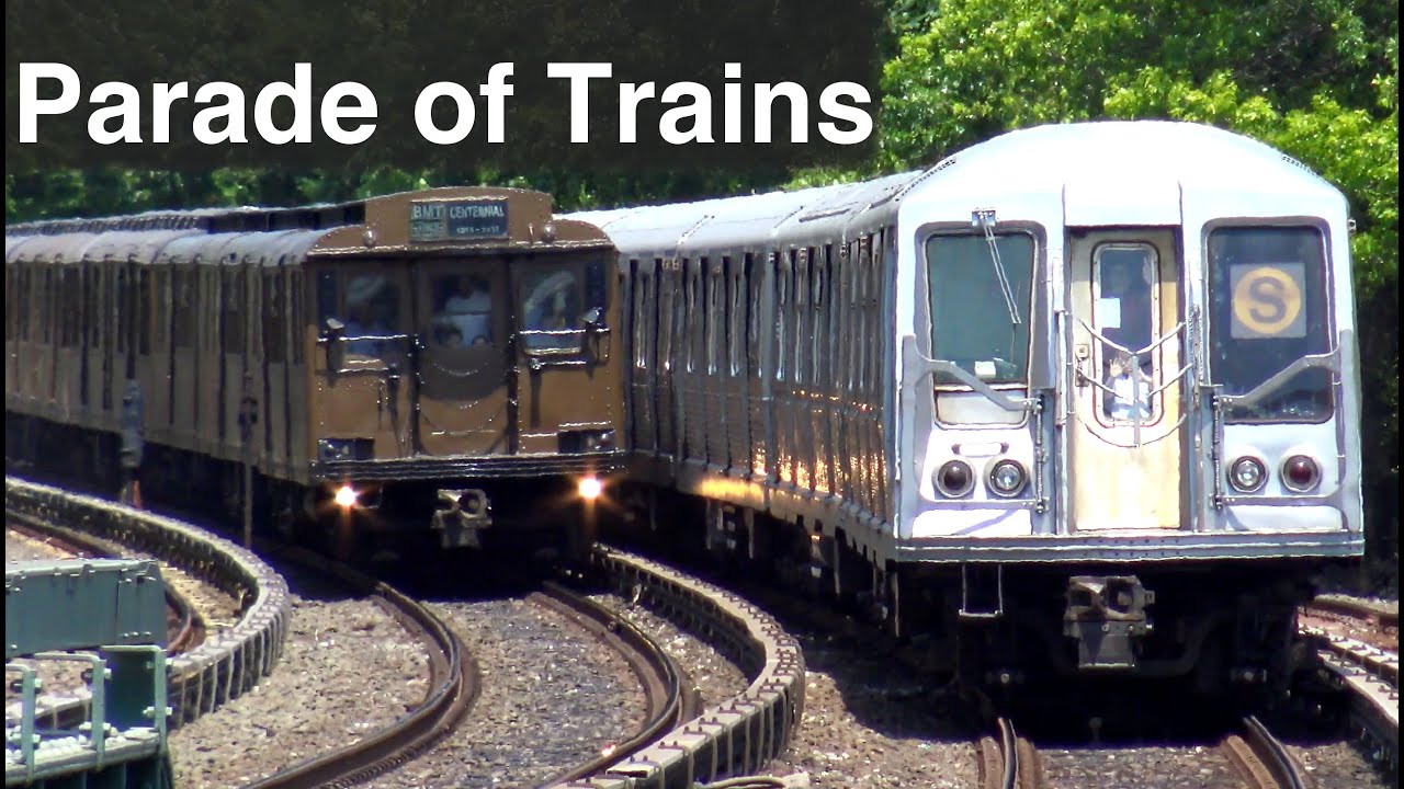 ⁴ᴷ 2016 Vintage Parade of Trains action at Sheepshead Bay - YouTube