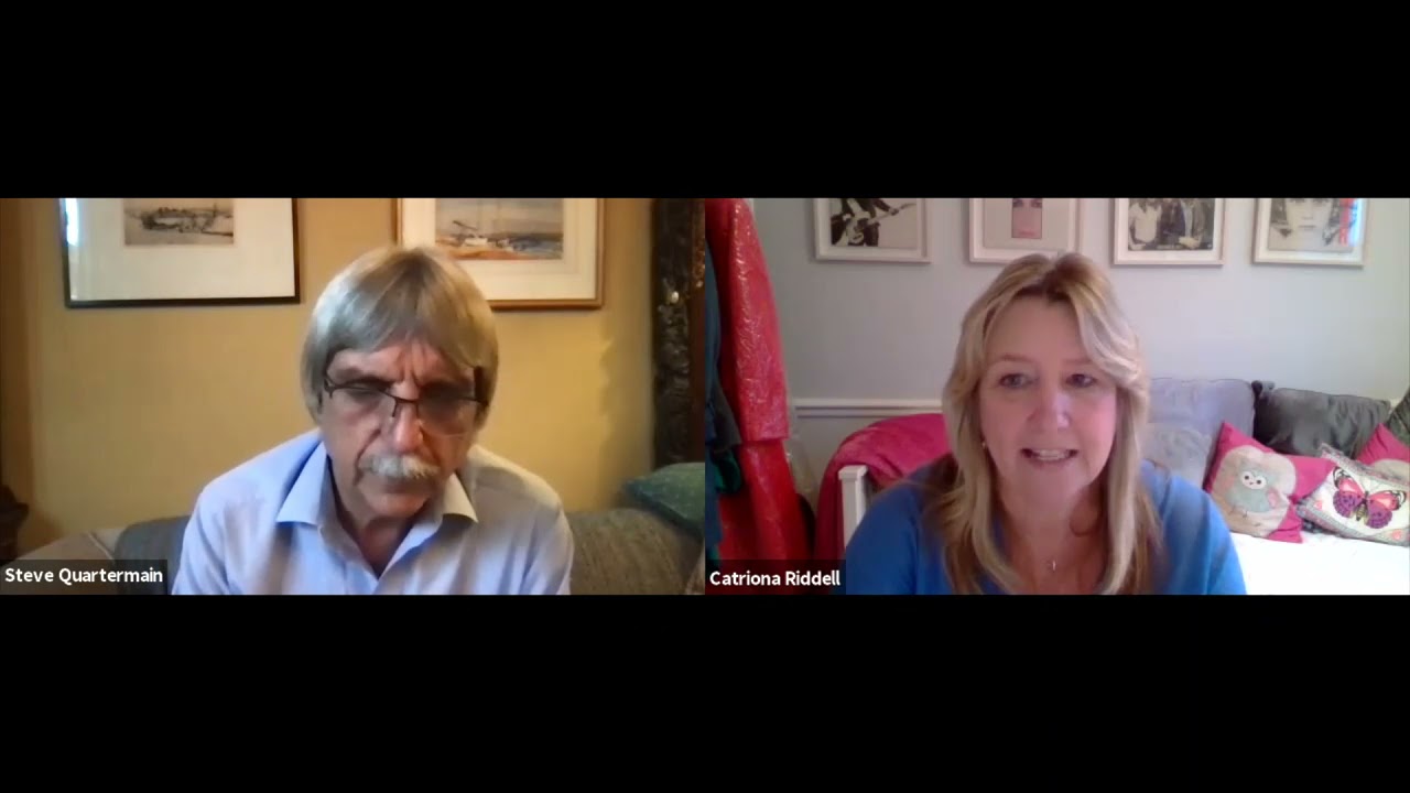 Steve Quartermain in conversation with Catriona Riddell - YouTube