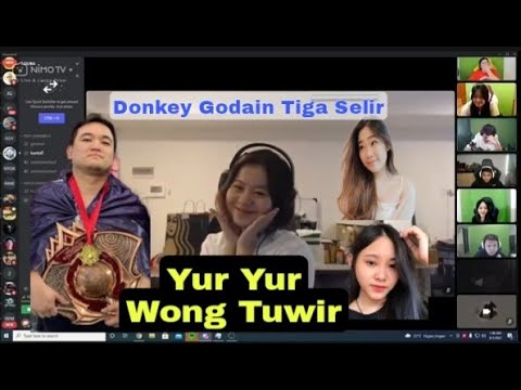 FUNI CANTIK BANGET CUK !! DONKEY GODAIN TIGA SELIR MOBILE LEGEND !!
