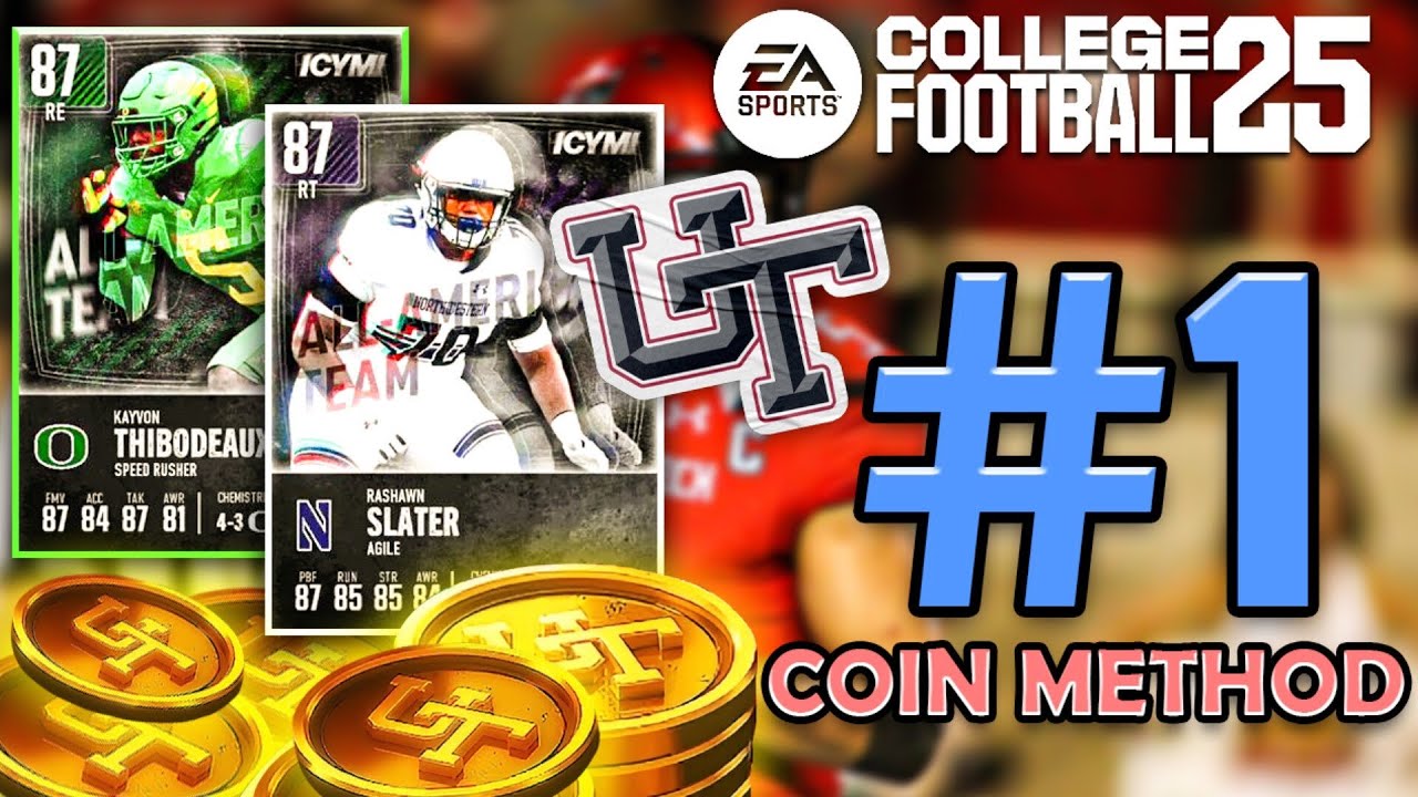 BEST COIN MAKING METHOD IN NCAA 25 RIGHT NOW! MAKE MILLIONS OF COINS ...