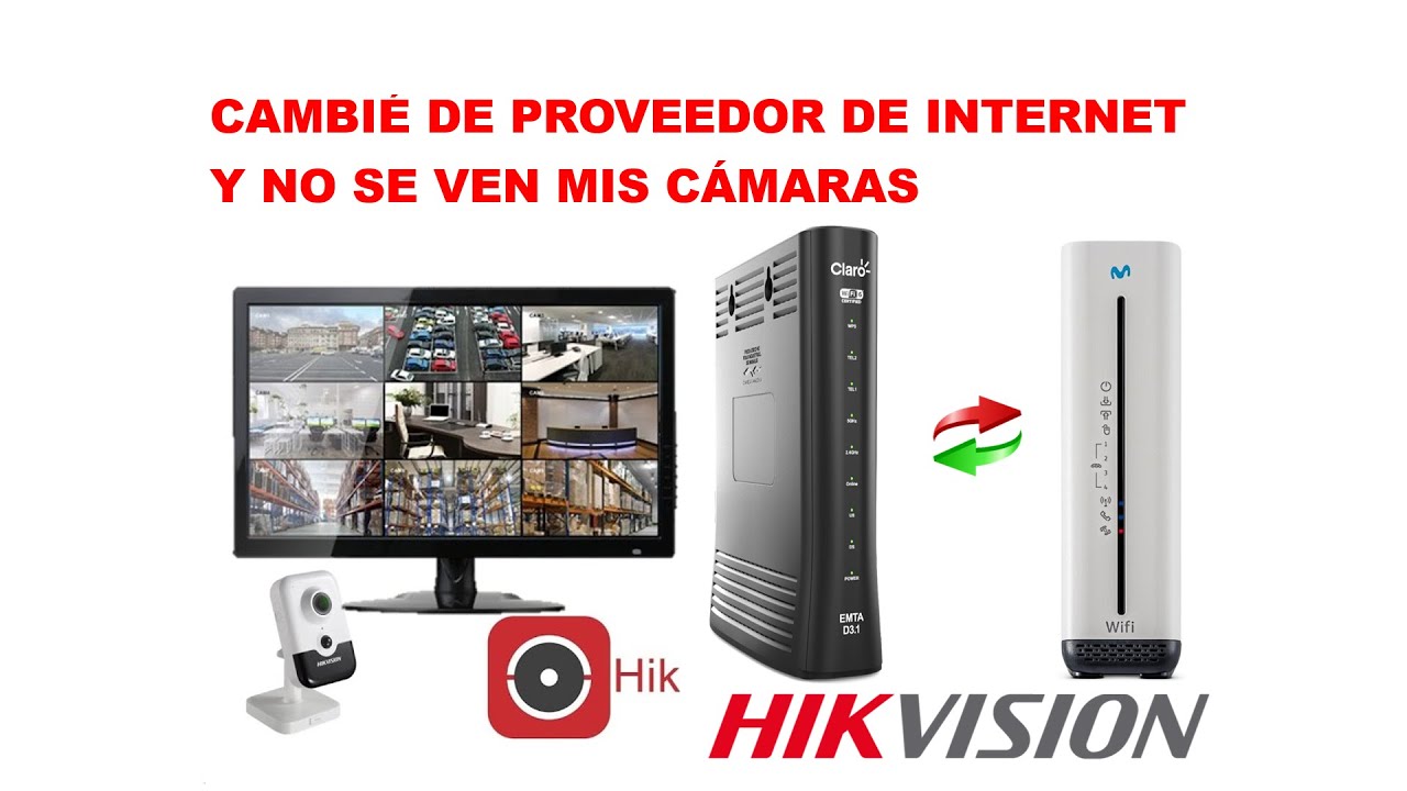 CAMBIÉ DE PROVEEDOR DE INTERNET Y NO SE VEN MIS CÁMARAS - YouTube