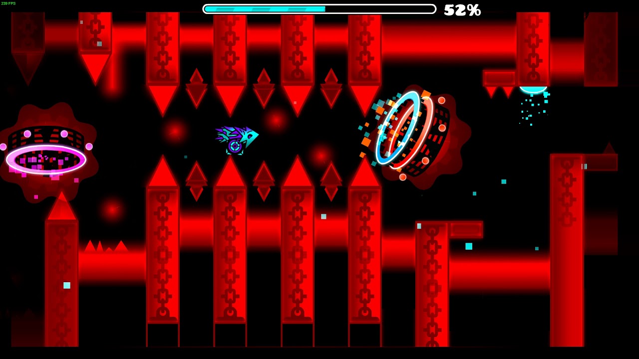 "Bloodbath End x10" by RediskaZ! 100% Geometry Dash 2.11 - YouTube