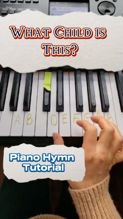 SUPER EASY What Child is This? PIANO TUTORIAL - YouTube