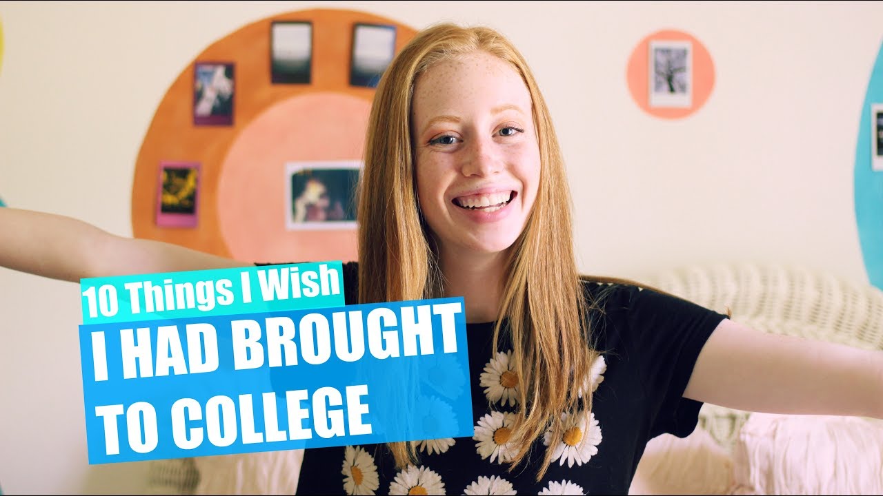 10 Things I Wish I had Brought to College | JustAli - YouTube