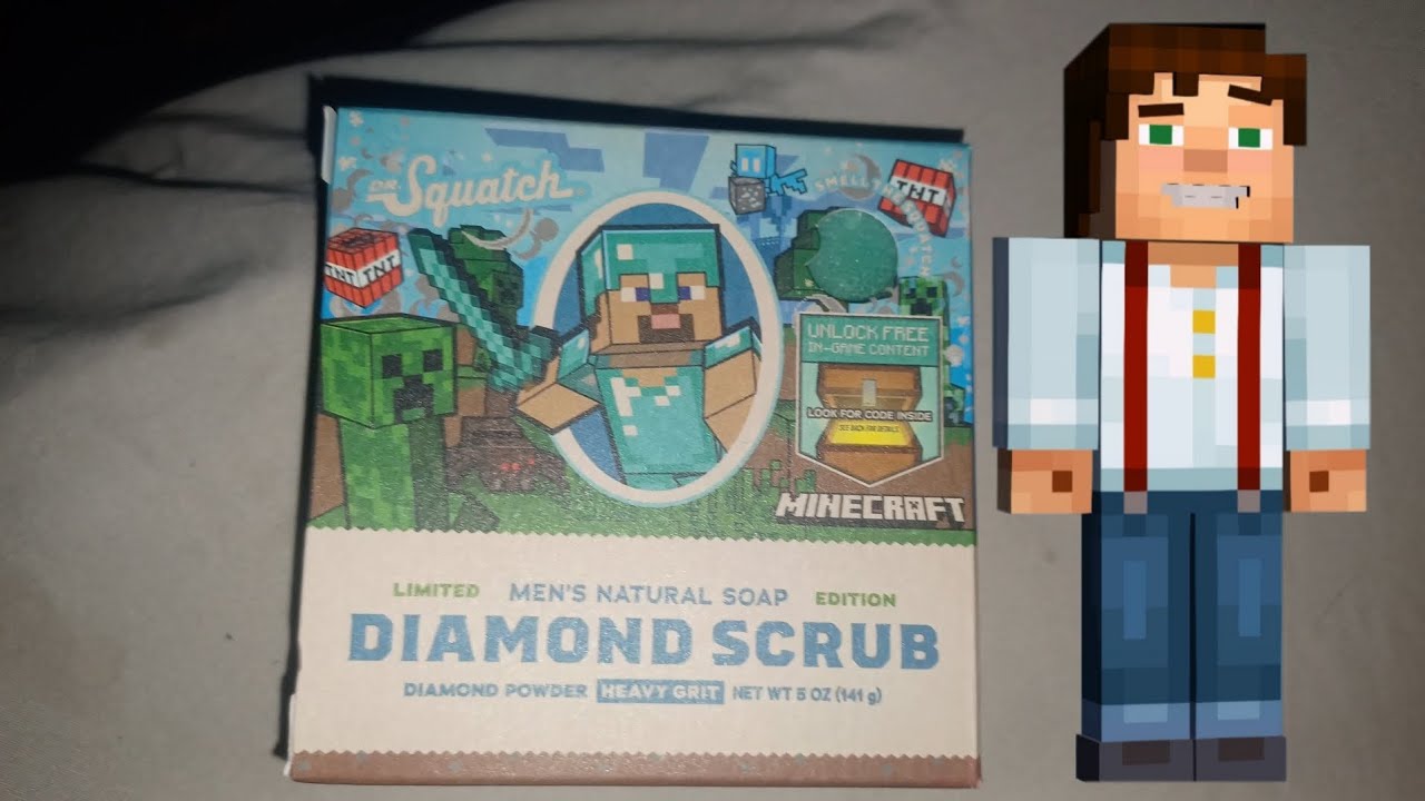 minecraft Dr Squatch Soap - YouTube