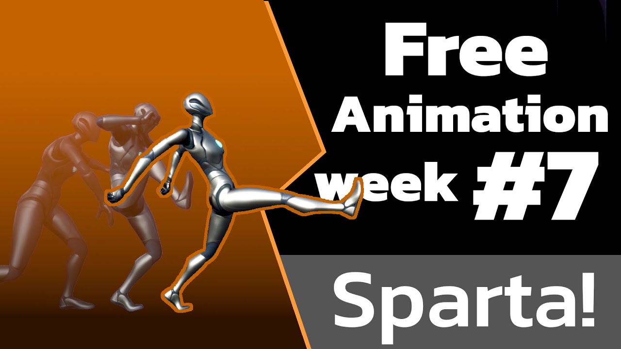 Free Animation Week 7 - Wall Jump and Spartan Kick - YouTube