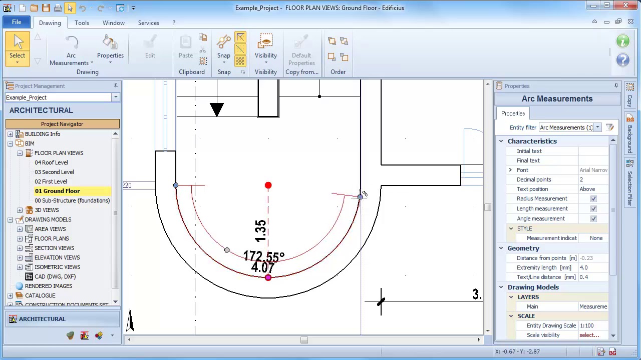 Tutoriel Vidéo d'Edificius - Cotation des arcs - ACCA software - YouTube