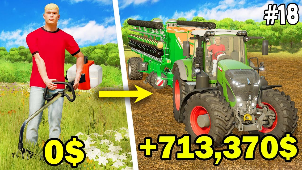 MEGA FARM from $0 on FLAT MAP 🚜 NO LEASING! 🚜 #18 - YouTube