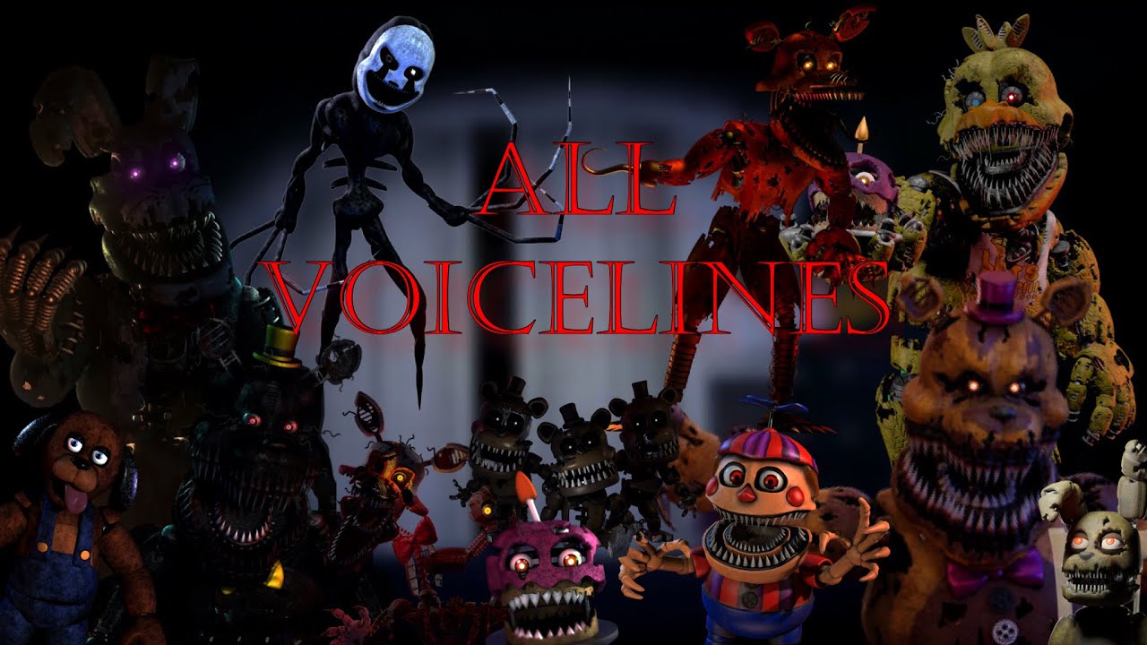 FNaF 4 All Voicelines Remake (with subtitles) - YouTube