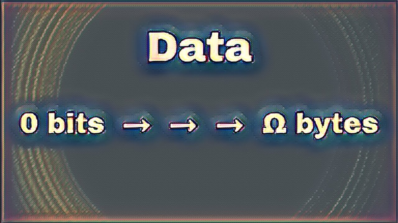 Data from 0 bits to Absolute Infinity bytes - YouTube