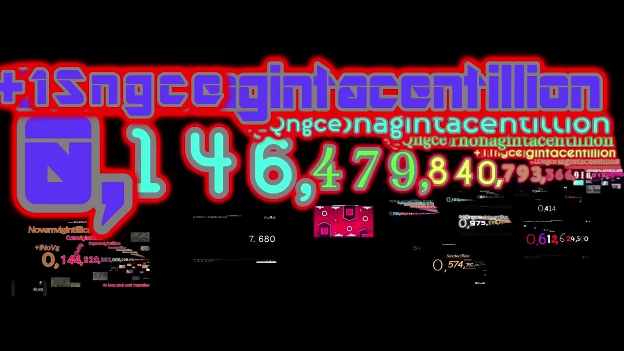 Numbers 1 to 1 Octononagintacentillion (198/200 - YouTube