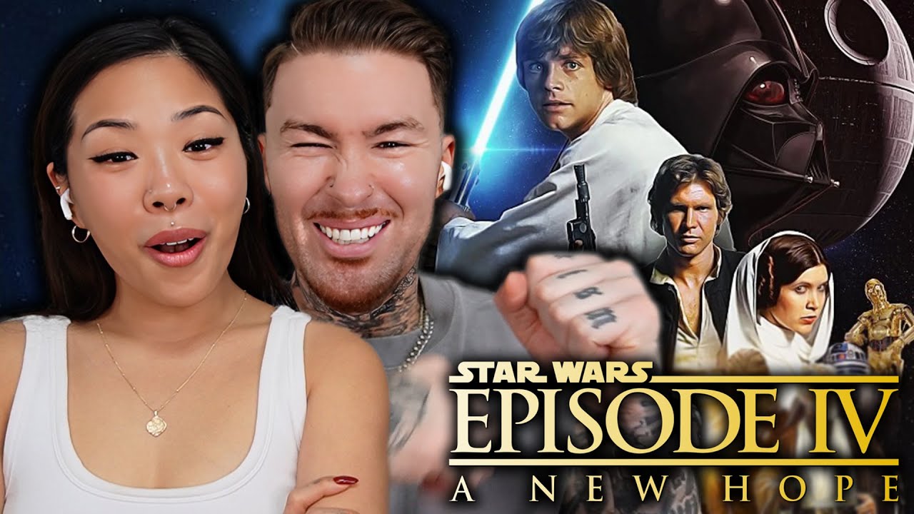 Watching STAR WARS for the *FIRST TIME* | Star Wars Episode IV: A New ...